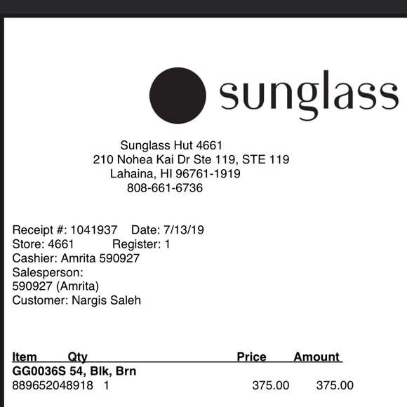 Gucci | Accessories | Gucci Square Sunglasses Size 54 Receipt Attached ...